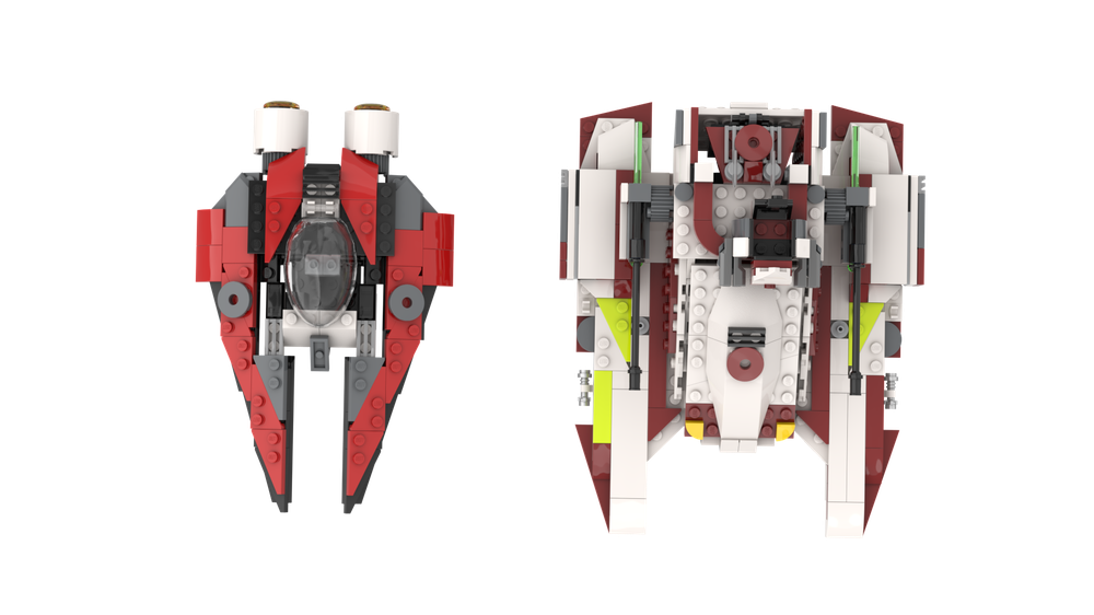 LEGO MOC Bobi-Wan's TX-130 Sabre VS. Random Starfighter - 75333 + 75388 ...