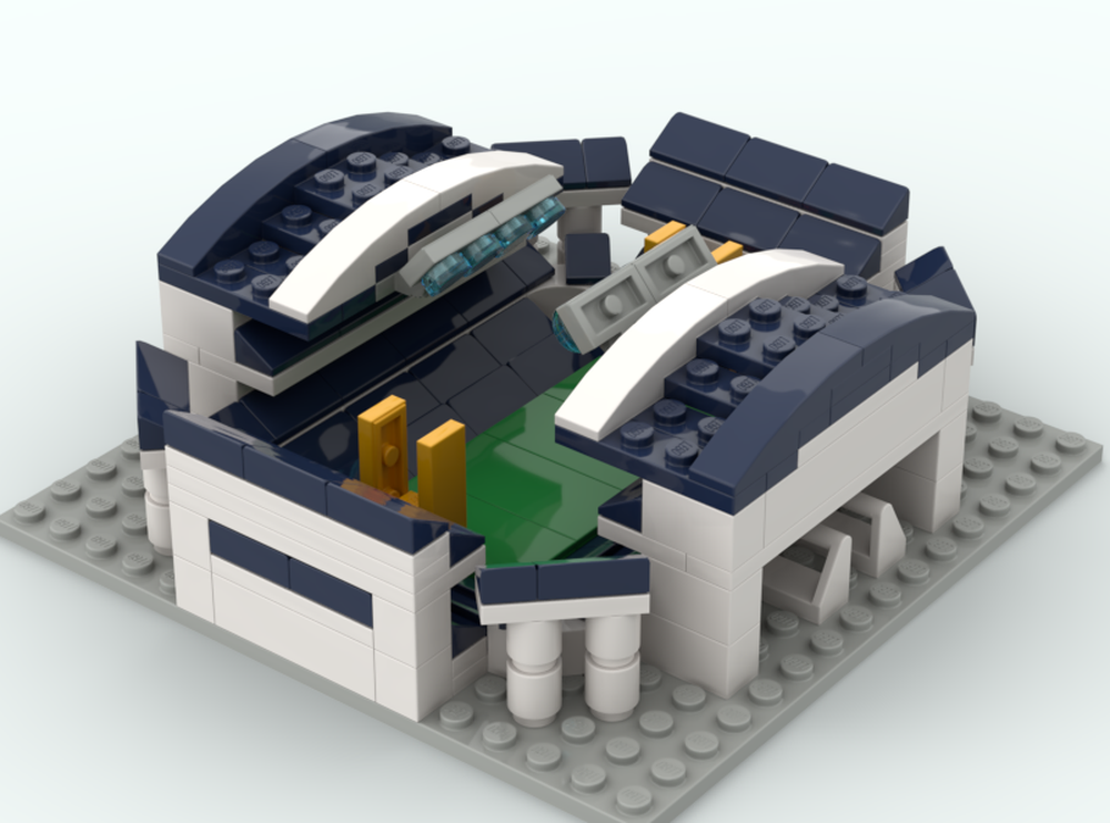 LEGO MOC Micro Football Field 2 by DarceVader | Rebrickable - Build ...