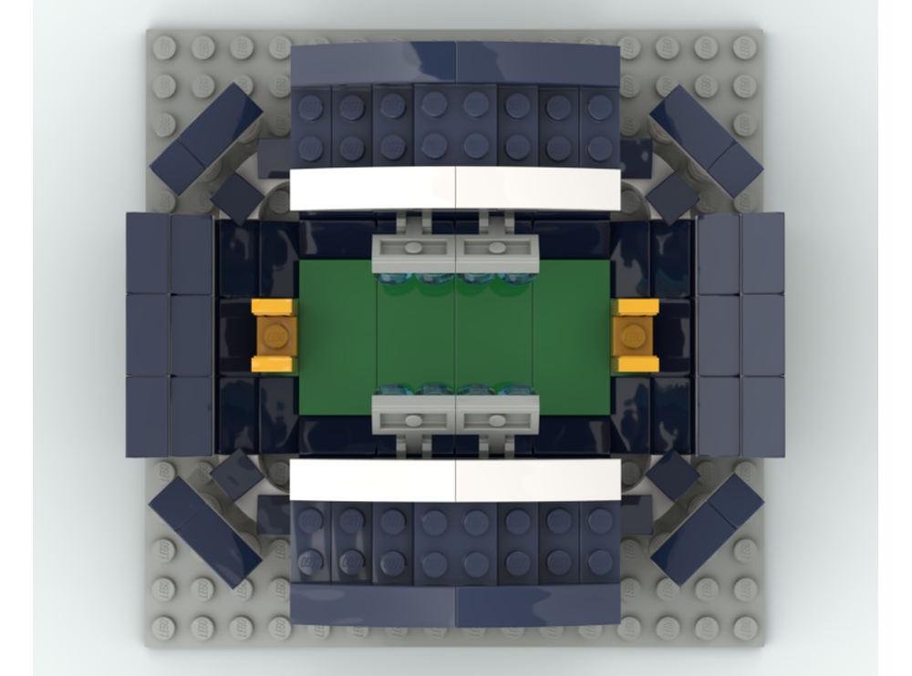 LEGO MOC Micro Football Field 2 by DarceVader | Rebrickable - Build ...
