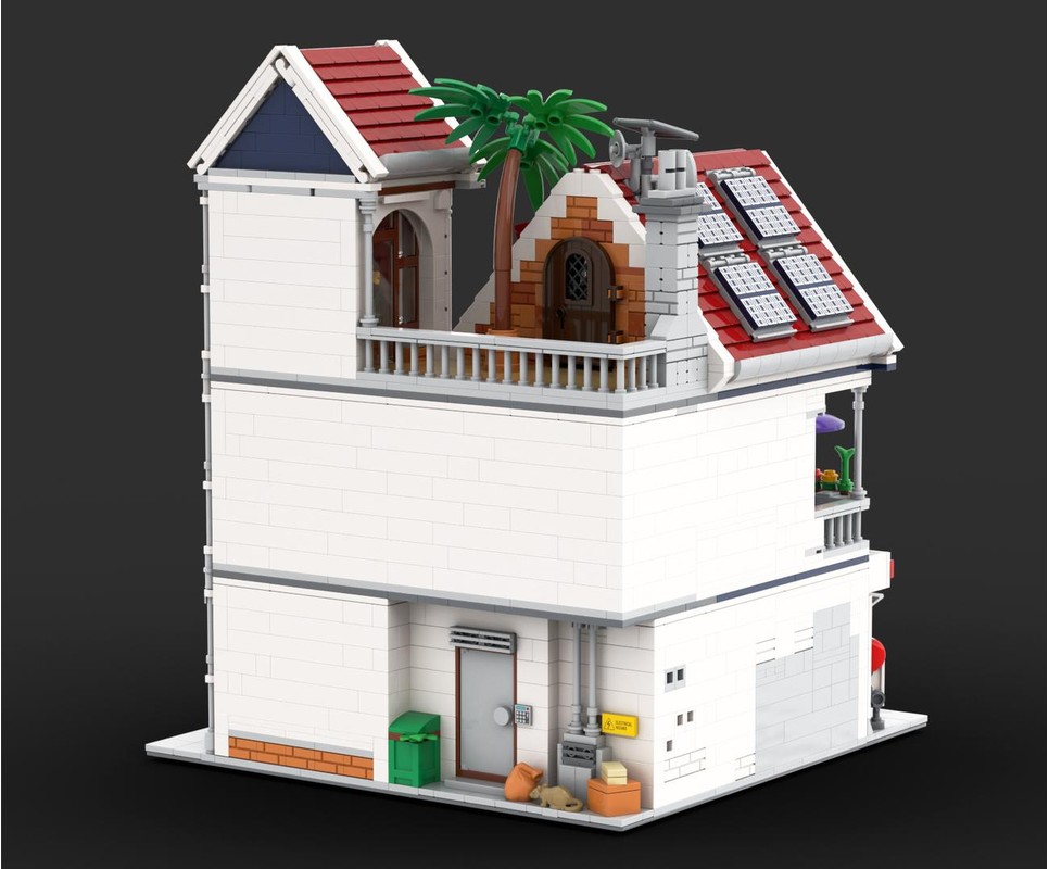 LEGO MOC Townhouse with Kebab Store (Döner Laden) by PriBri ...