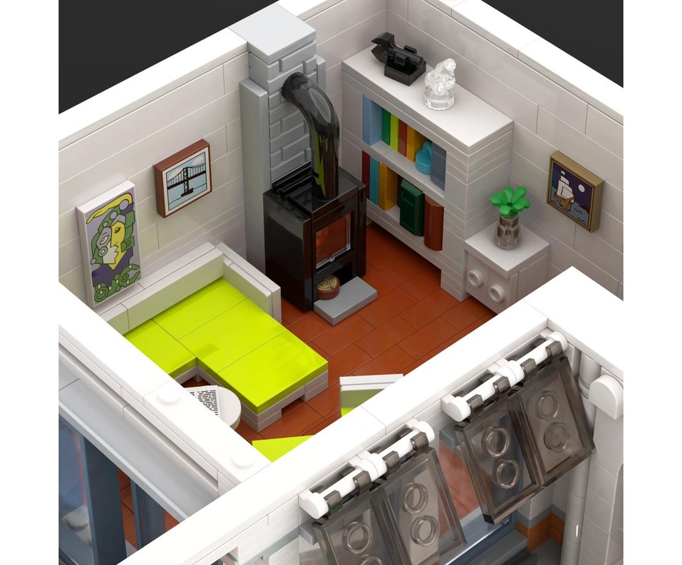 LEGO MOC Townhouse with Kebab Store (Döner Laden) by PriBri ...