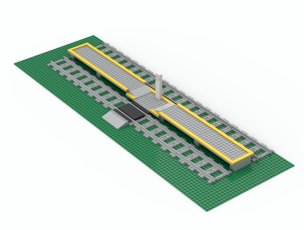 LEGO MOC Streetcar / Tram Station by DarceVader | Rebrickable - Build ...