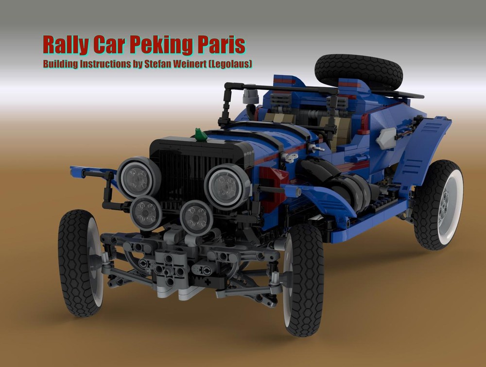 LEGO MOC Rally Car Peking Paris (RC Version) by legolaus | Rebrickable ...