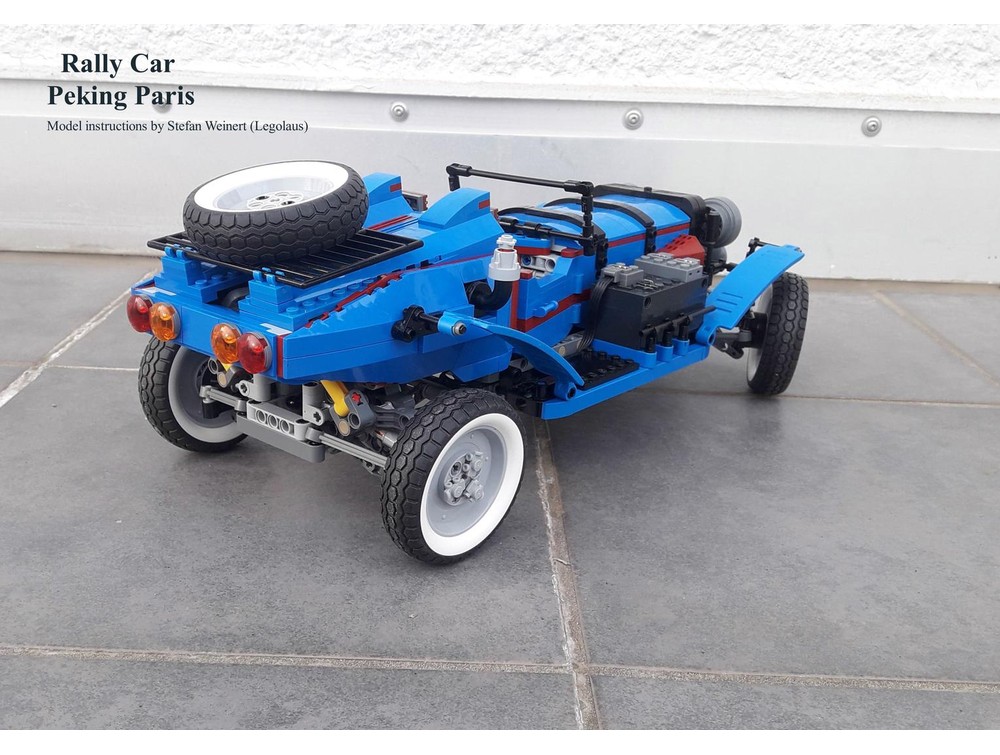 LEGO MOC Rally Car Peking Paris (RC Version) by legolaus | Rebrickable ...