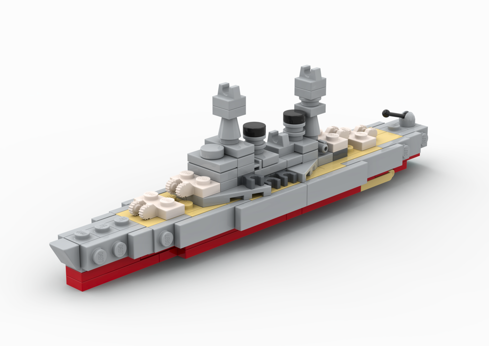 LEGO MOC USS Colorado Battleship by The Bobby Brix Channel ...