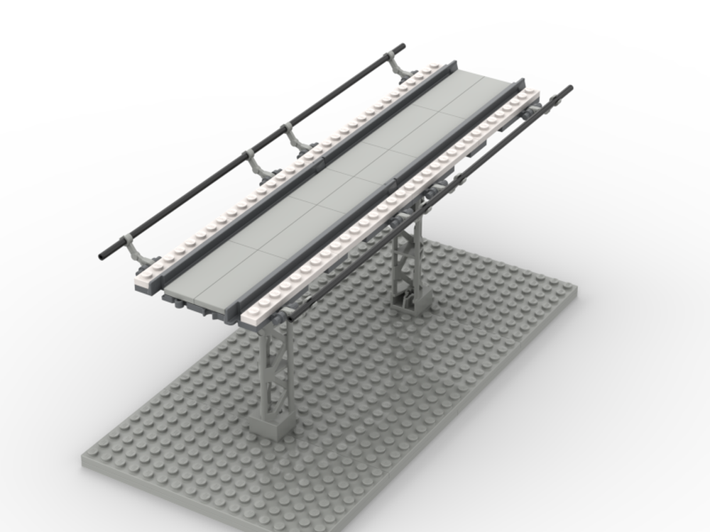 LEGO MOC Elevated railway by YourDailyBrick | Rebrickable - Build with LEGO