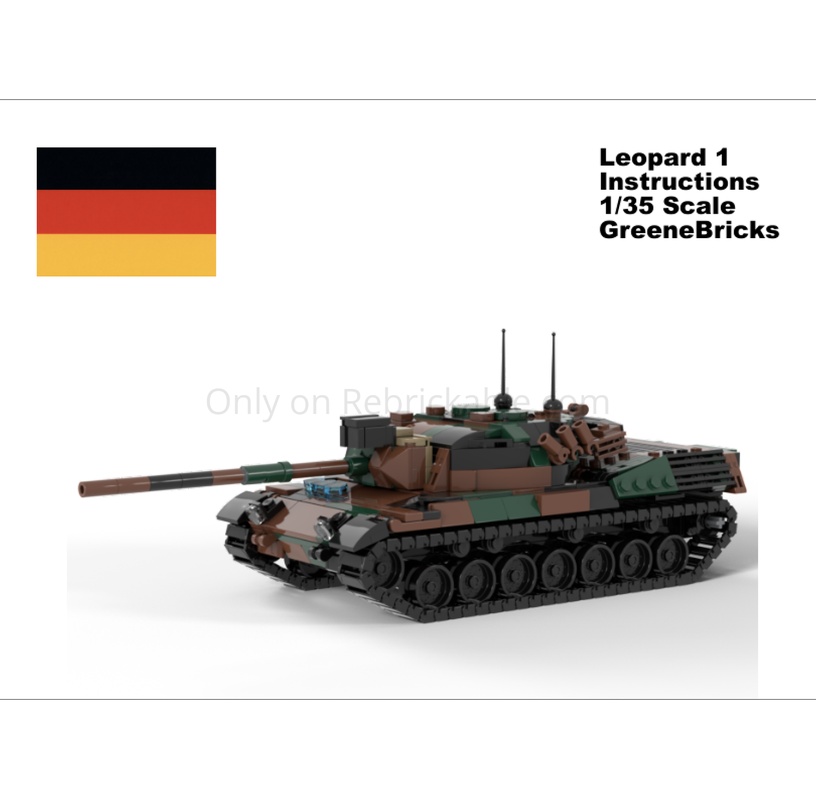 LEGO MOC Leopard 1 by GreeneBricks | Rebrickable - Build with LEGO