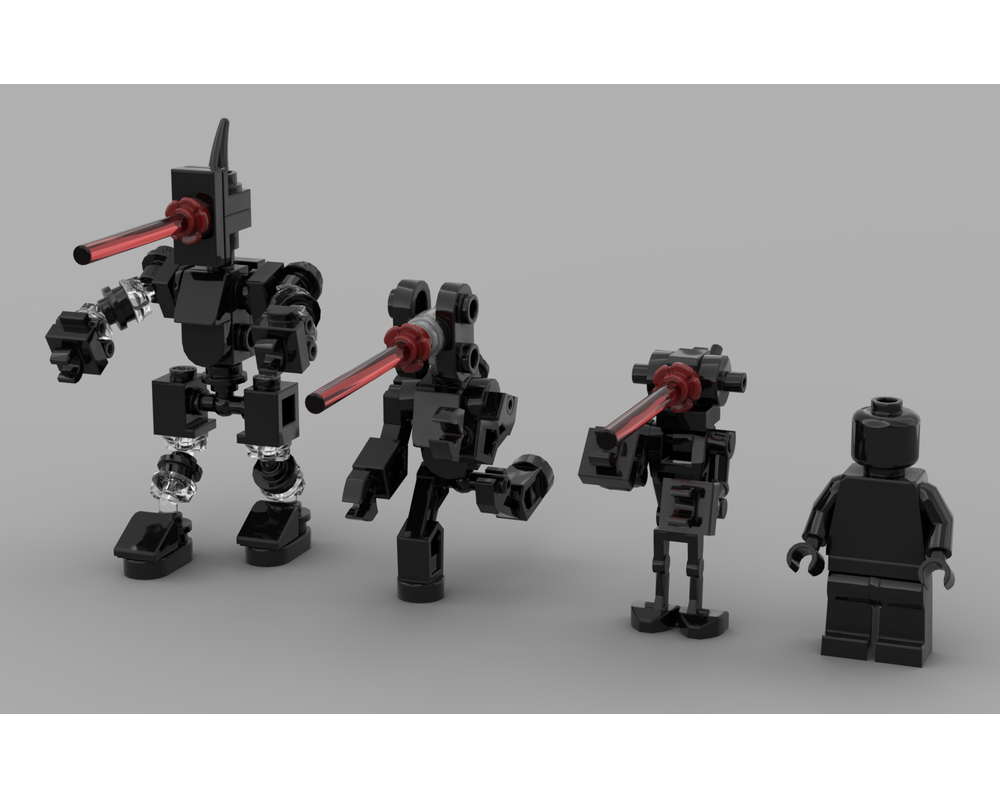 LEGO MOC Fallout Assaultron by LustyArgonian | Rebrickable - Build with ...