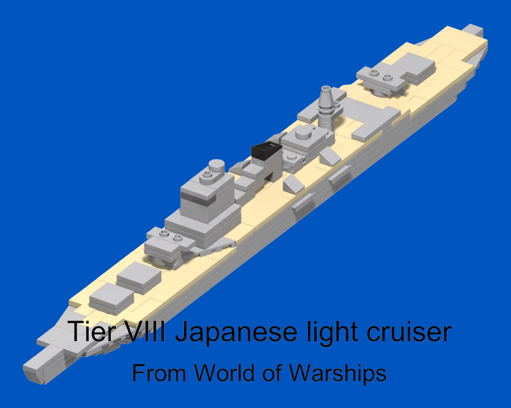 LEGO MOC 1:560 scale IJN Shimanto(wows) by yamato534 | Rebrickable ...