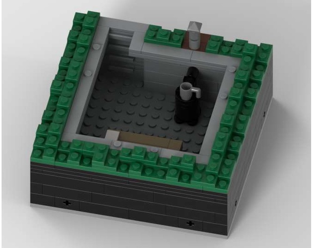 Lego Moc Modular Terrain Panzerturm By Mikey2110 Rebrickable