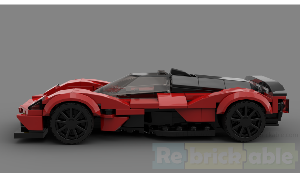 Lego Moc Aston Martin Valkyrie By Dutchbrickbuilder Rebrickable