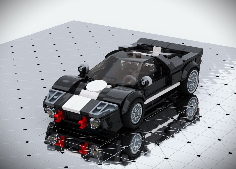 LEGO MOC Ford GT40 Mk II by Sweeng | Rebrickable - Build with LEGO