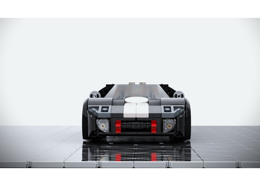 Lego Moc Ford Gt40 Mk Ii By Sweeng Rebrickable Build With Lego
