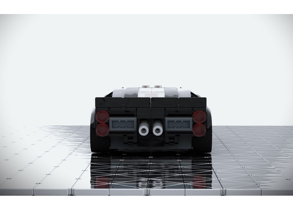 Lego Moc Ford Gt40 Mk Ii By Sweeng Rebrickable Build With Lego