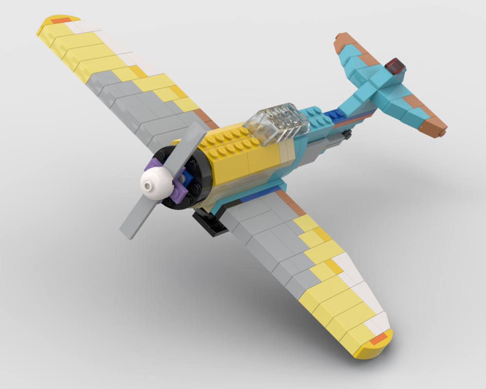 LEGO MOC-195402 10698 - Propeller Plane by ChiLegGodt | Rebrickable ...