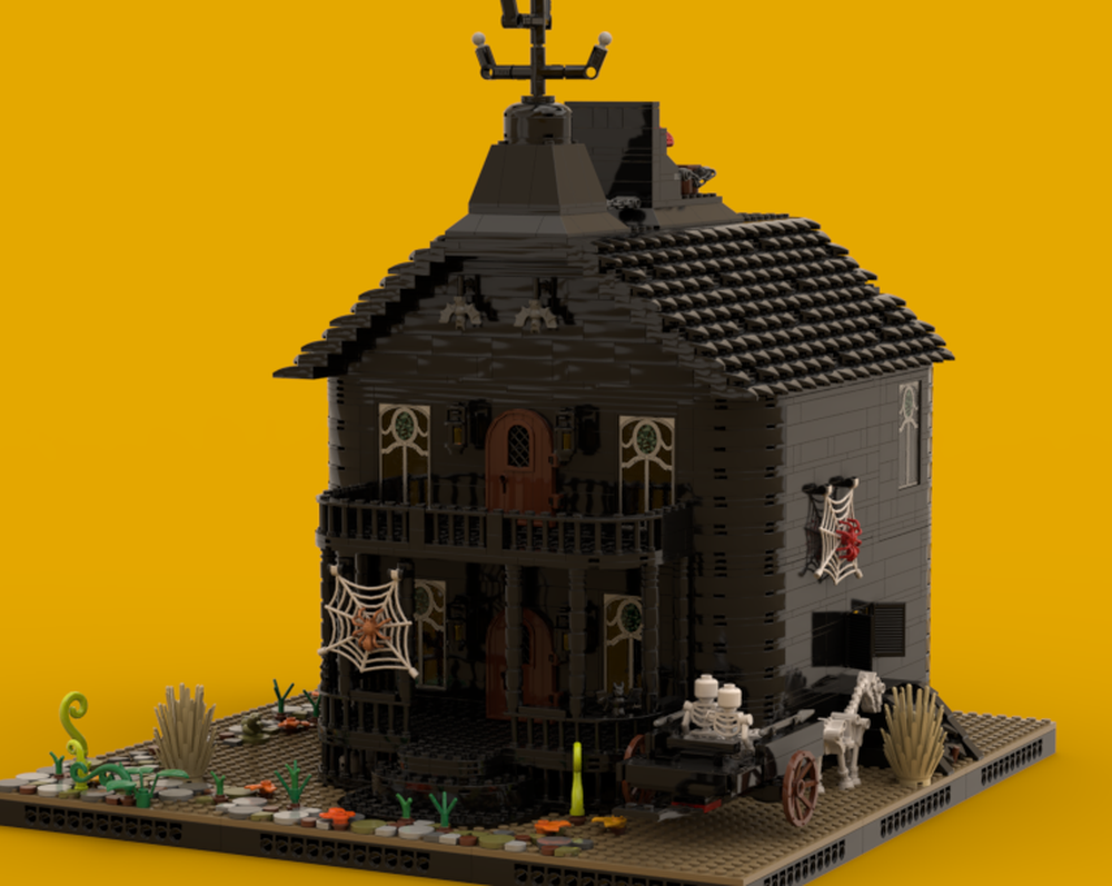 LEGO MOC Spooky House by Mlong1013 | Rebrickable - Build with LEGO