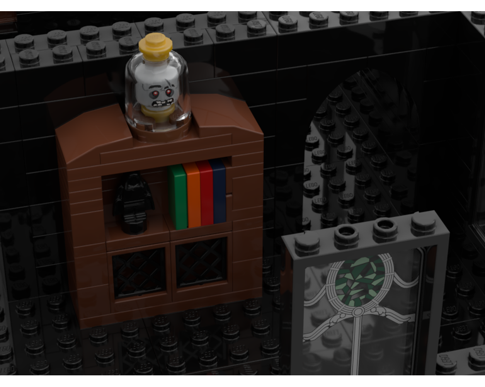Lego Moc Spooky House By Mlong1013 Rebrickable Build With Lego