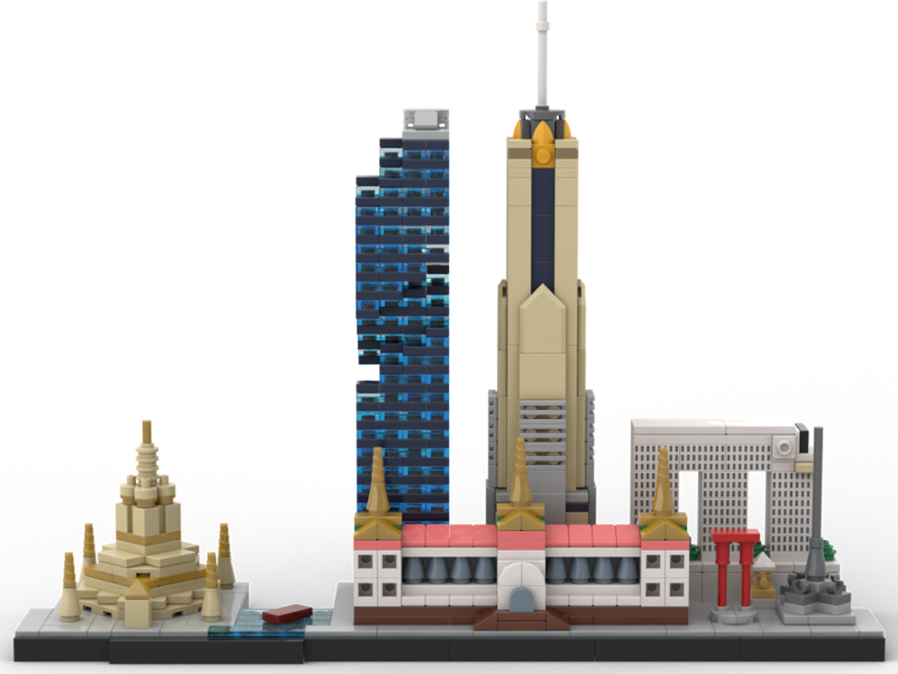 LEGO MOC-195427 Bangkok Skyline by bricks_with_sunny | Rebrickable ...
