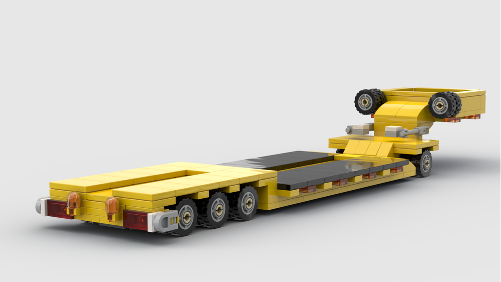 LEGO MOC Flatbed trailer(short version) by phigeon | Rebrickable ...