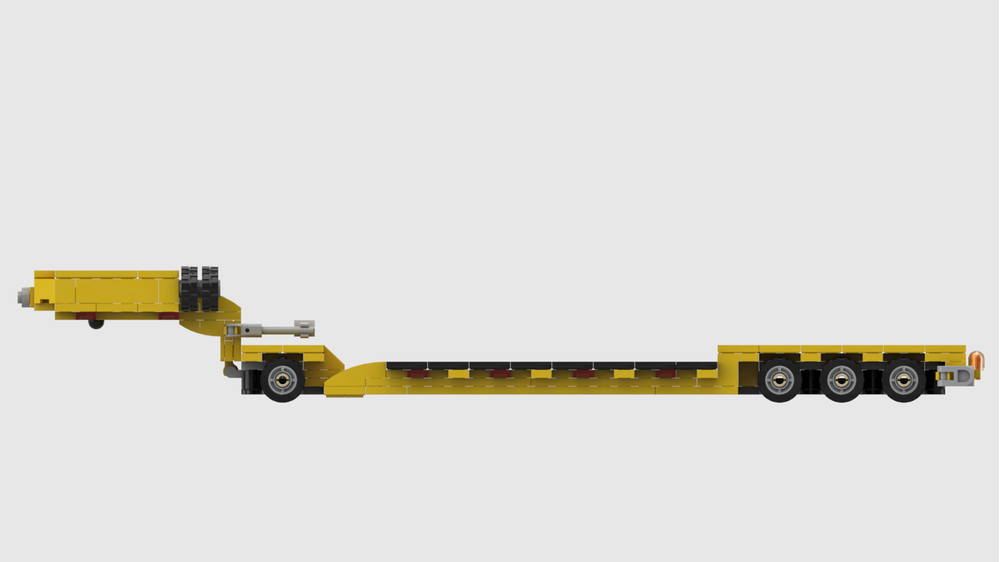 Lego Moc Flatbed Trailershort Version By Phigeon Rebrickable