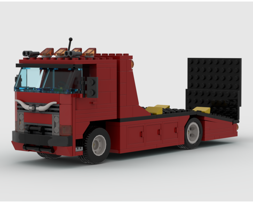 LEGO MOC Car hauler by HIGHWAY-PATROL | Rebrickable - Build with LEGO