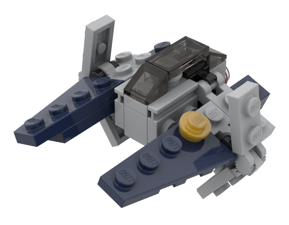 Lego Moc Mini Eta 2 Actis Class Interceptor By Geolaucha Rebrickable