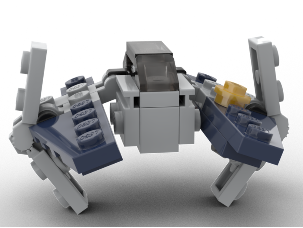 LEGO MOC Mini ETA-2 Actis-Class Interceptor by Geolaucha | Rebrickable ...