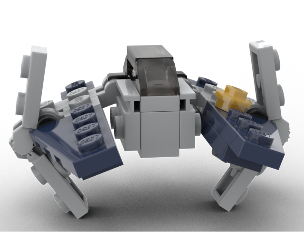 Lego Moc Mini Eta 2 Actis Class Interceptor By Geolaucha Rebrickable