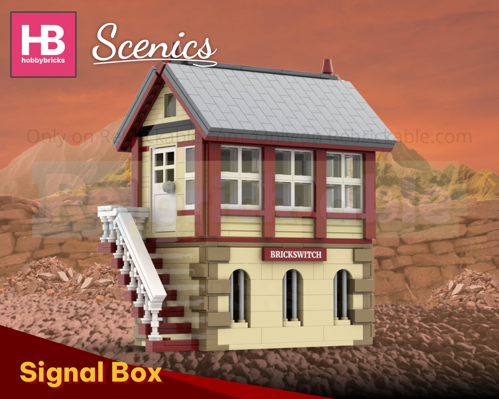 LEGO MOC British Railway Signal Box [Dark Red] by LilyMakesThings ...