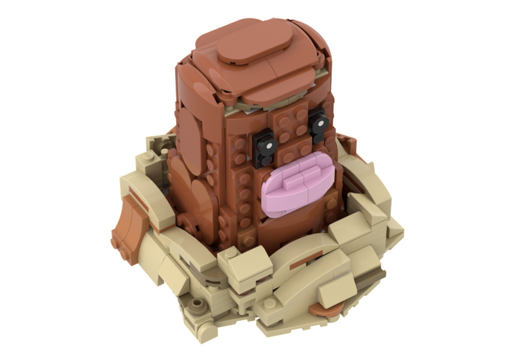 LEGO MOC 31150 Pokemon Diglett by zengogobrick | Rebrickable - Build ...