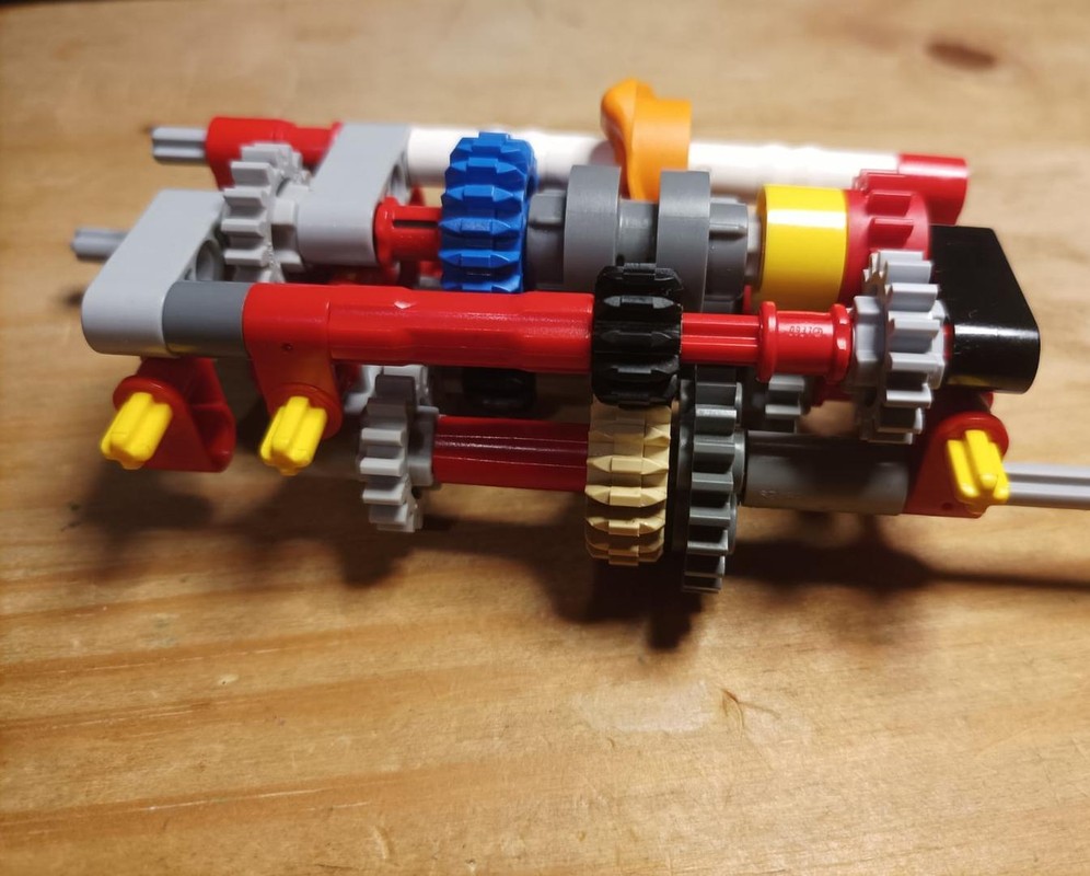 LEGO MOC 4 speed gearshift by RCJonas | Rebrickable - Build with LEGO