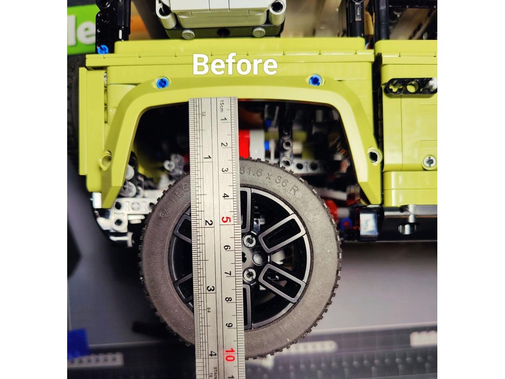 LEGO MOC 42110 Land Rover Suspension Lift by christov | Rebrickable ...