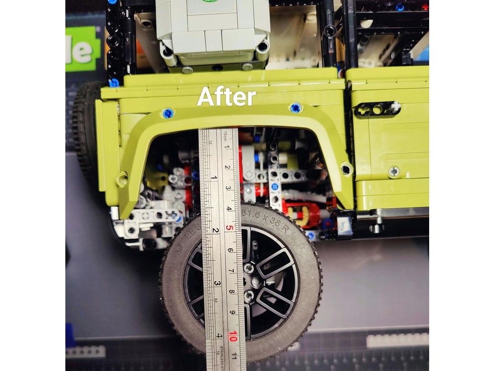 LEGO MOC 42110 Land Rover Suspension Lift by christov | Rebrickable - Build with LEGO