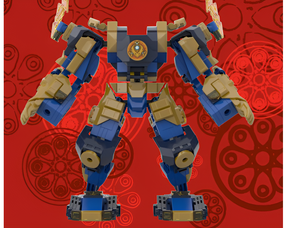 LEGO MOC Jay's Elemental Lightning Mech by ardakayhanli | Rebrickable ...