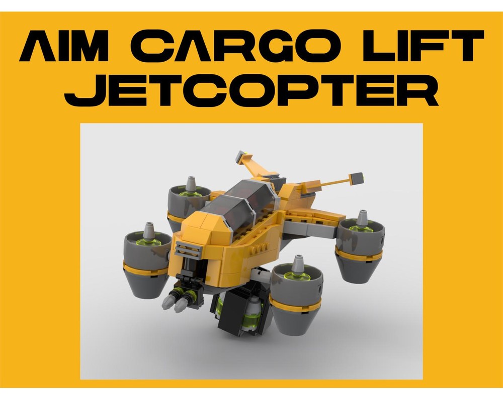 LEGO MOC AIM Jetcopter (Attack and Cargo Lift Variants) by Wert315 ...