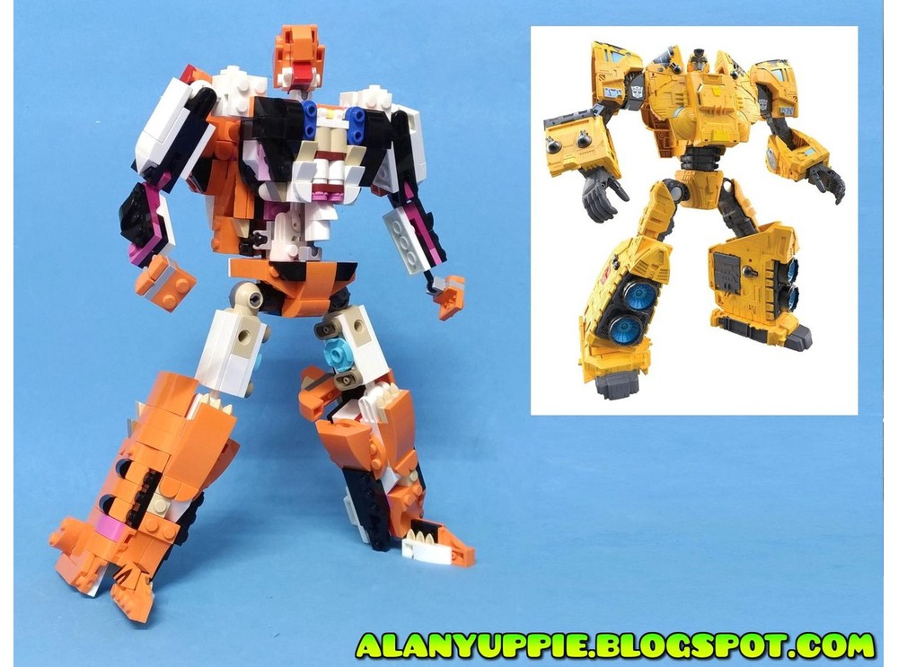 Lego Moc Transformer The Ark Space Shuttle Using Lego Creator 31129