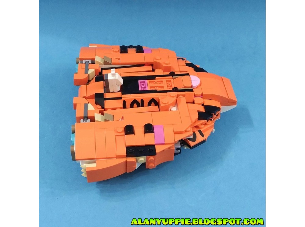 Lego Moc Transformer The Ark Space Shuttle Using Lego Creator 31129