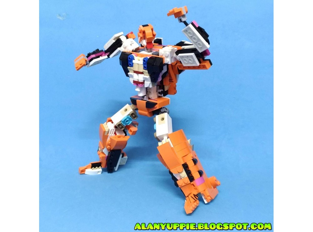 Lego Moc Transformer The Ark Space Shuttle Using Lego Creator 31129