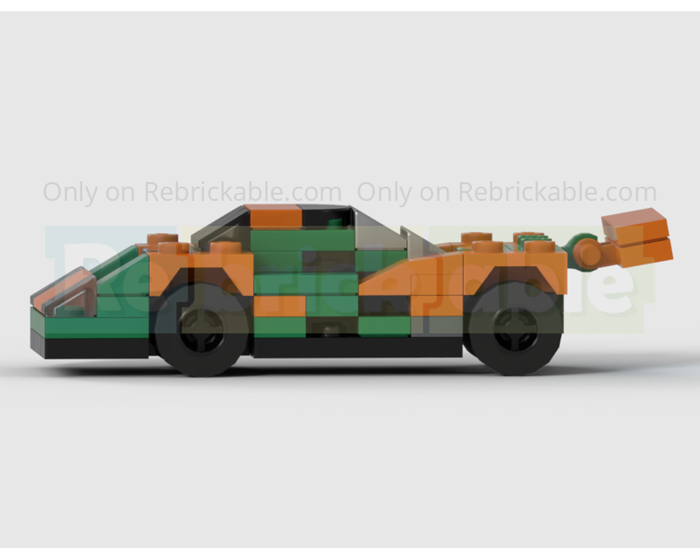 LEGO MOC Mazda 787B Group C Racing Car - Half Speed Champions Scale by ...