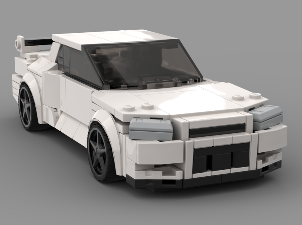 LEGO MOC Nissan Skyline R34 by DudPR | Rebrickable - Build with LEGO