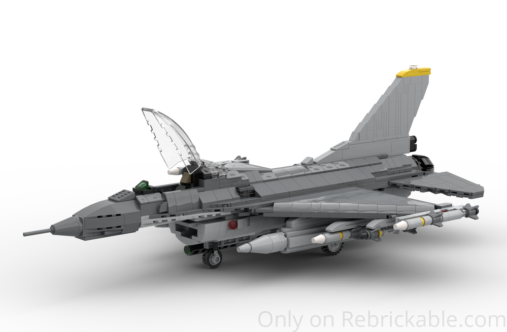 LEGO MOC F16C - BLK70+ by DipsyM88 | Rebrickable - Build with LEGO