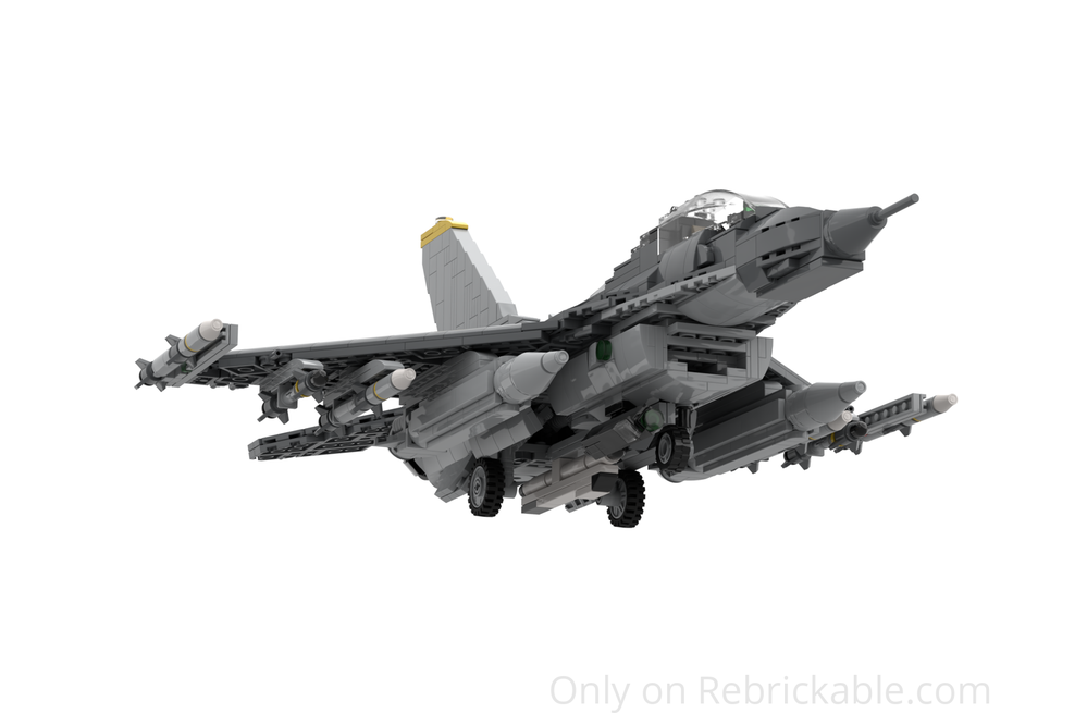 LEGO MOC F16C - BLK70+ by DipsyM88 | Rebrickable - Build with LEGO