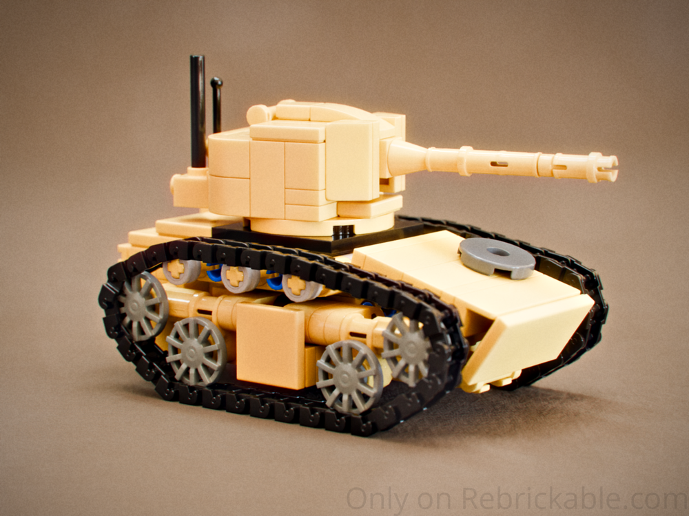 LEGO MOC-195500 Tiny Tank by themaxfd | Rebrickable - Build with LEGO