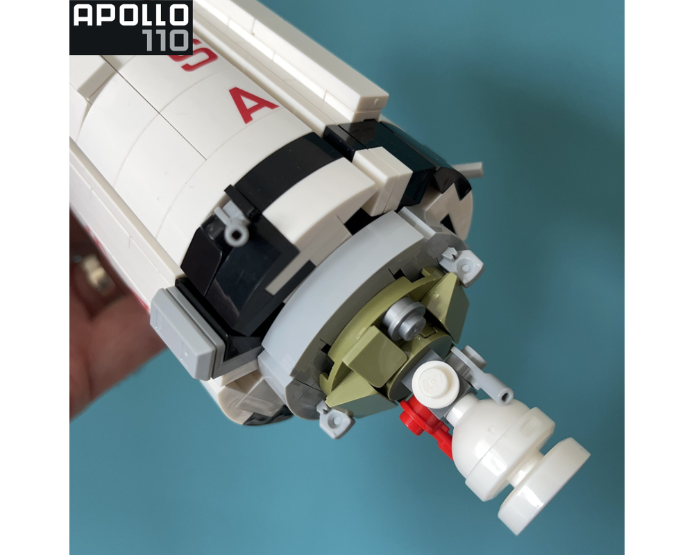 Lego Moc Saturn Ib Apollo 1 1110 Scale By Apollo110bricks