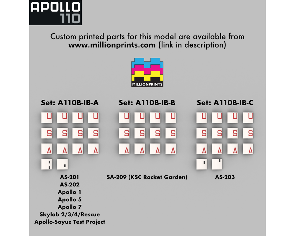 Lego Moc Saturn Ib Apollo 1 1110 Scale By Apollo110bricks