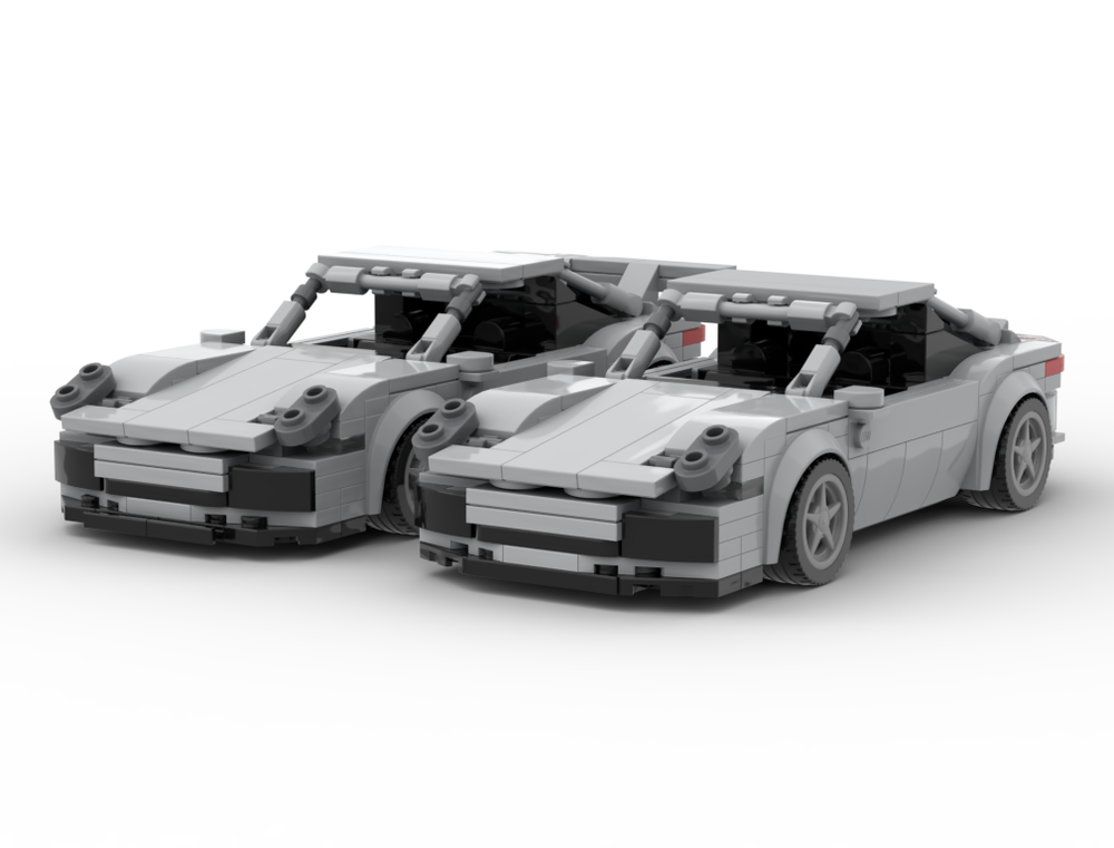 LEGO MOC Porsche 911 996 and 911 996 GT3 by 6th gear | Rebrickable ...