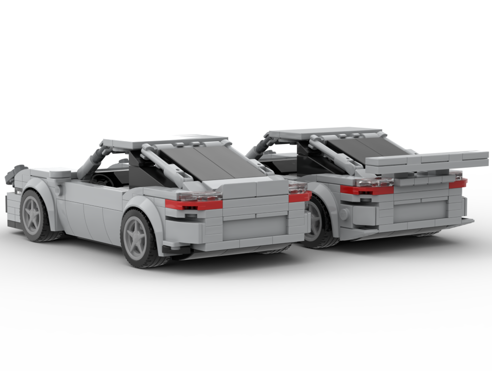 LEGO MOC Porsche 911 996 and 911 996 GT3 by 6th gear | Rebrickable ...