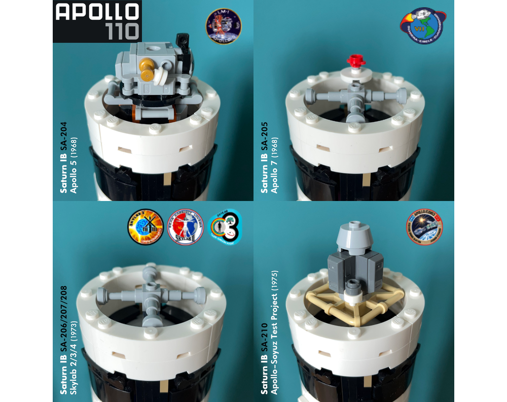 Lego Moc Saturn Ib Ultimate Collection 1110 Scale By Apollo110
