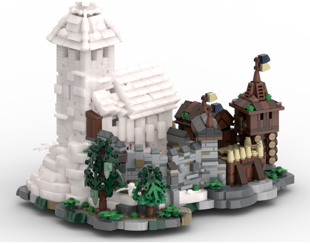 LEGO MOC Mini Blaustein Castle - Outer Bailey Extension / Vorburg ...