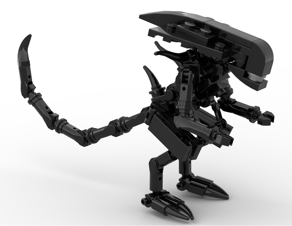 Lego Moc Aliens Xenomorph Queen W Eggs And Facehugger By Yodakya